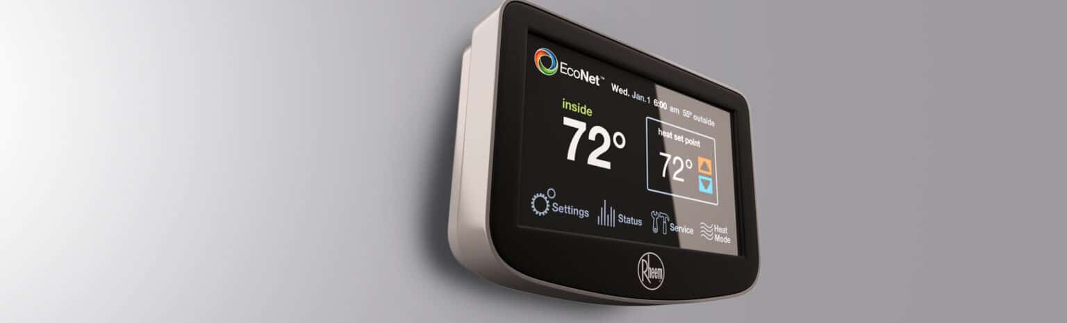 How to Set Up and Use Your Rheem EcoNet CET700 Smart Thermostat